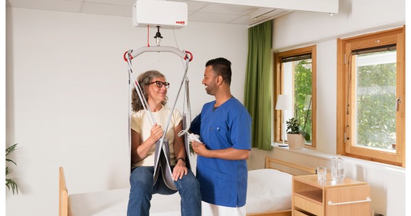 What is a ceiling track hoist?